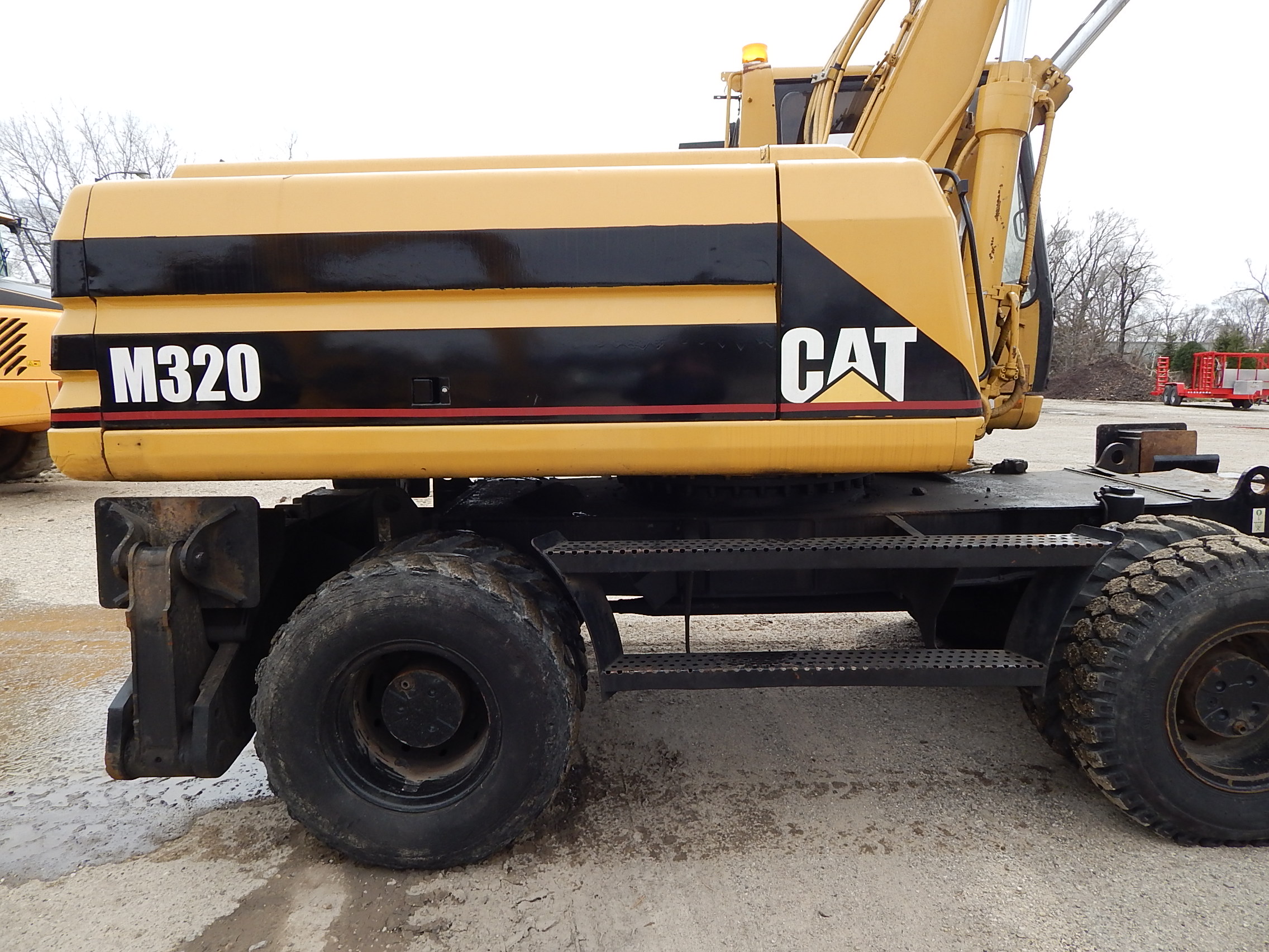 2001 Caterpillar Model M320 Mobile Excavator SN 06WL00647, (4 ...