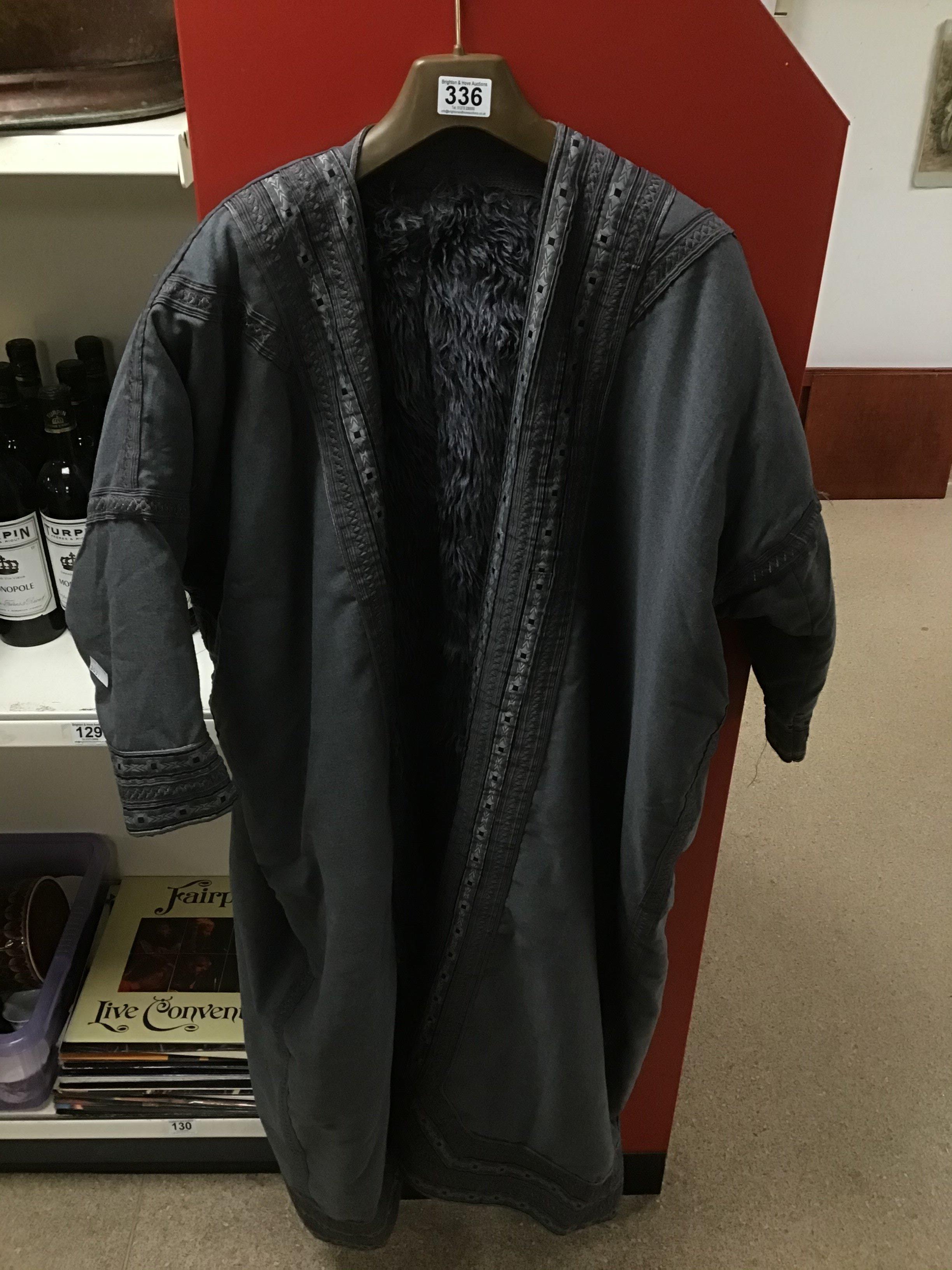 A SAUDI ARABIAN BEDOUIN WINTER COAT, WORN BY BEDOUINS LIVING IN THE ...