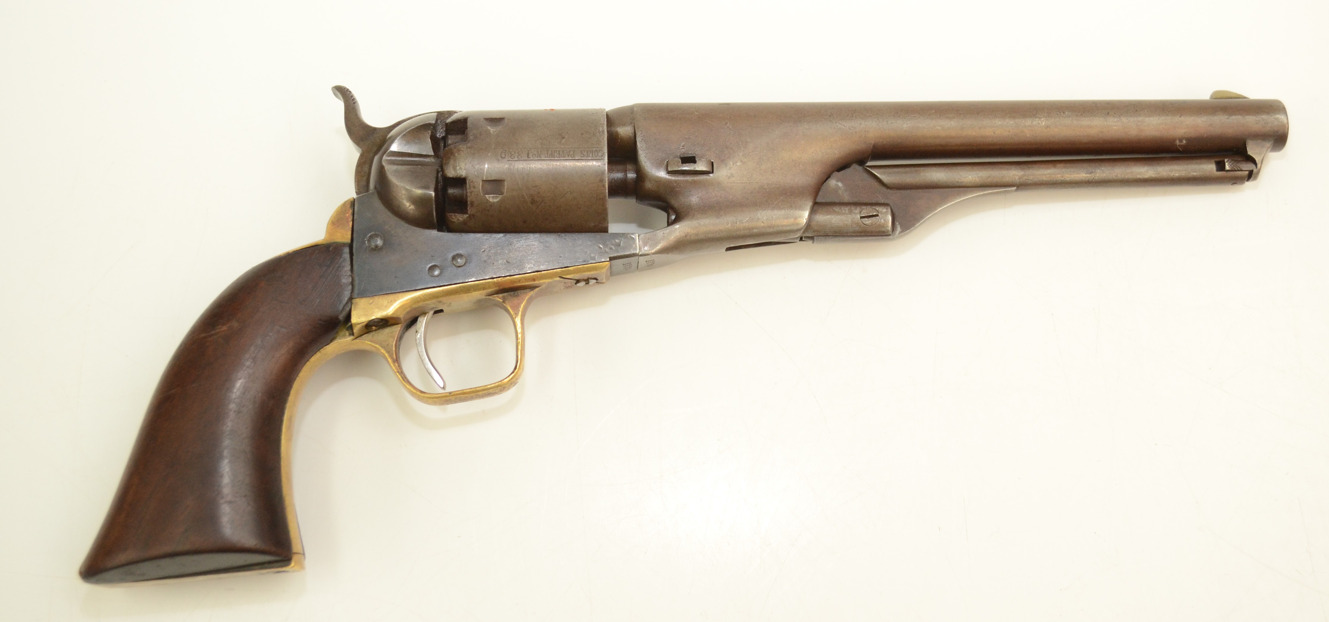 A Colt 1861 Navy six shot .36 calibre single action cap and ball ...