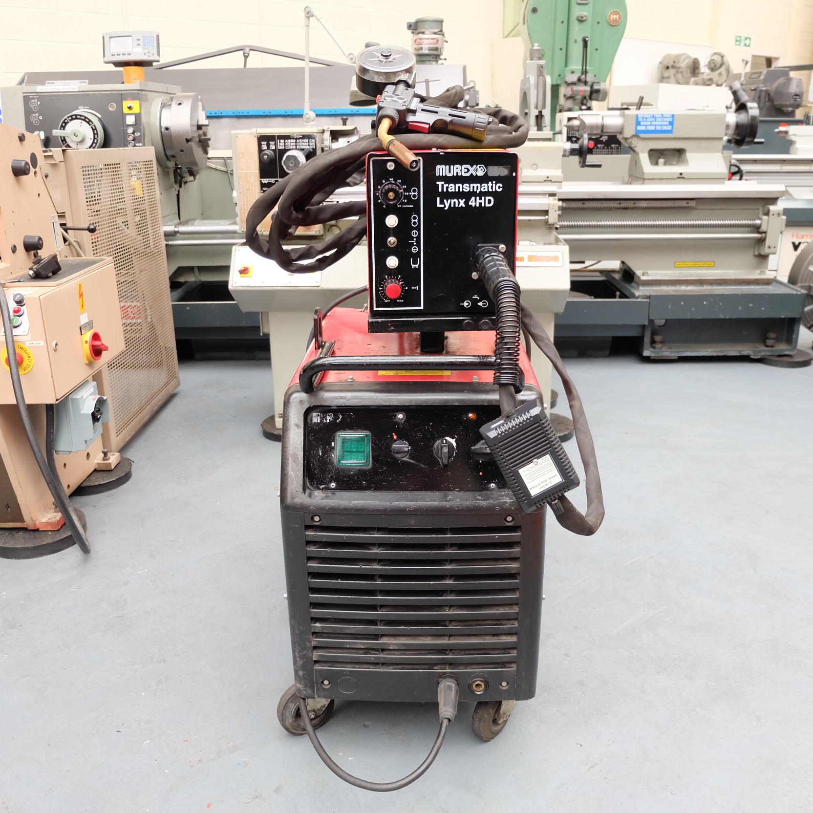 A Murex Transmig 403S Mig Welder, 380 Amp at 50%, 280 Amp at 100% with ...