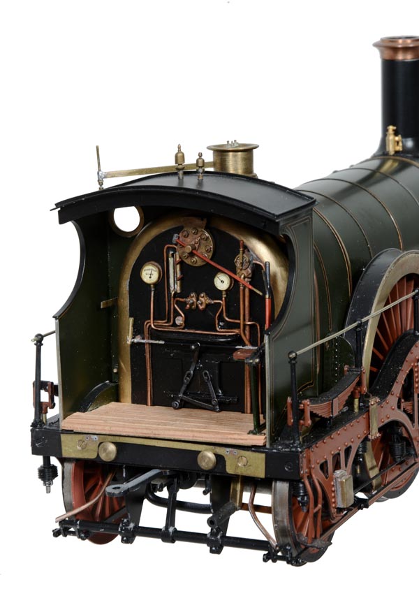 A fine Gauge 1 model of a GWR Rover Class 4-2-2 broad gauge tender ...