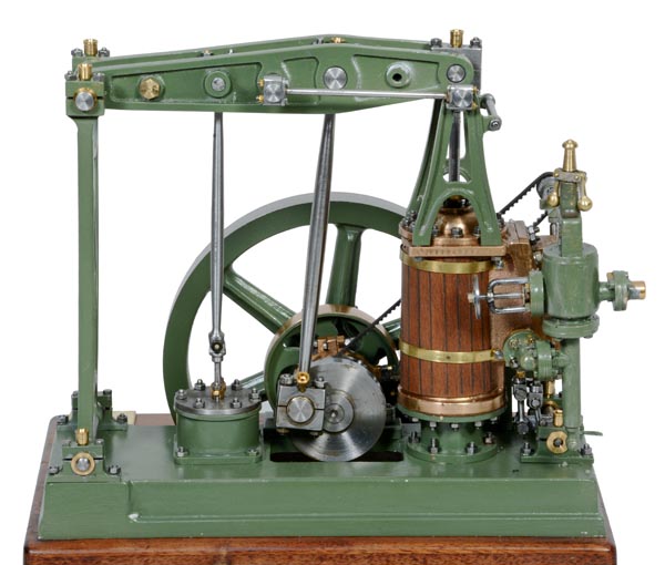 A well engineered model of an Easton & Anderson Grasshopper beam engine, built by Mr M.J. Dunford