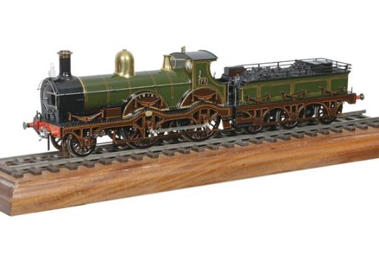 A fine Gauge 1 model of a Great Western Railway River Class 2-4-0 ...