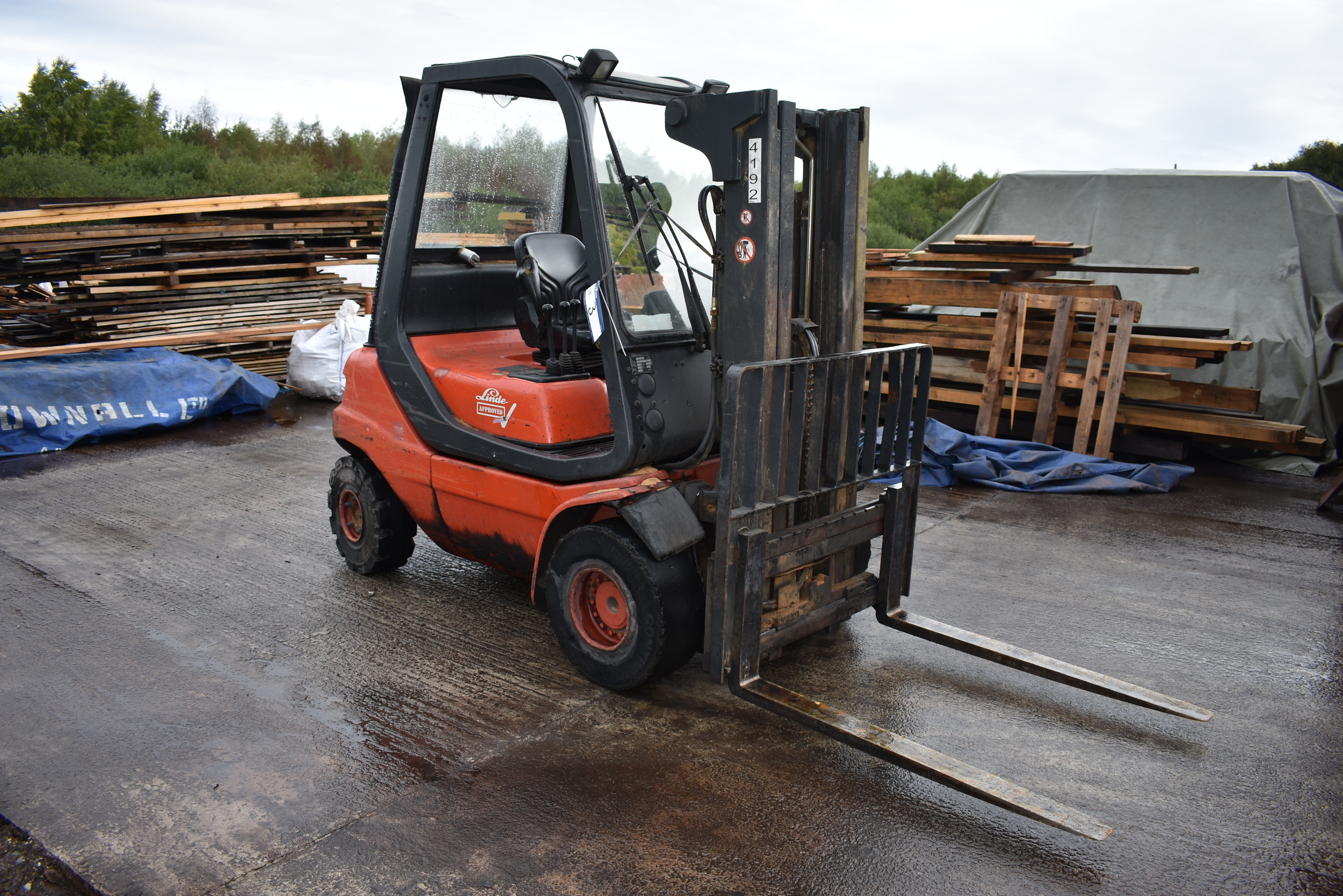 Lansing Linde H25D – 03 Diesel Forklift Truck, Model: H250-03, Year of ...