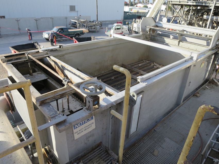 Poseidon DAF clarifier, model 200B, dissolved air flotation, Located ...