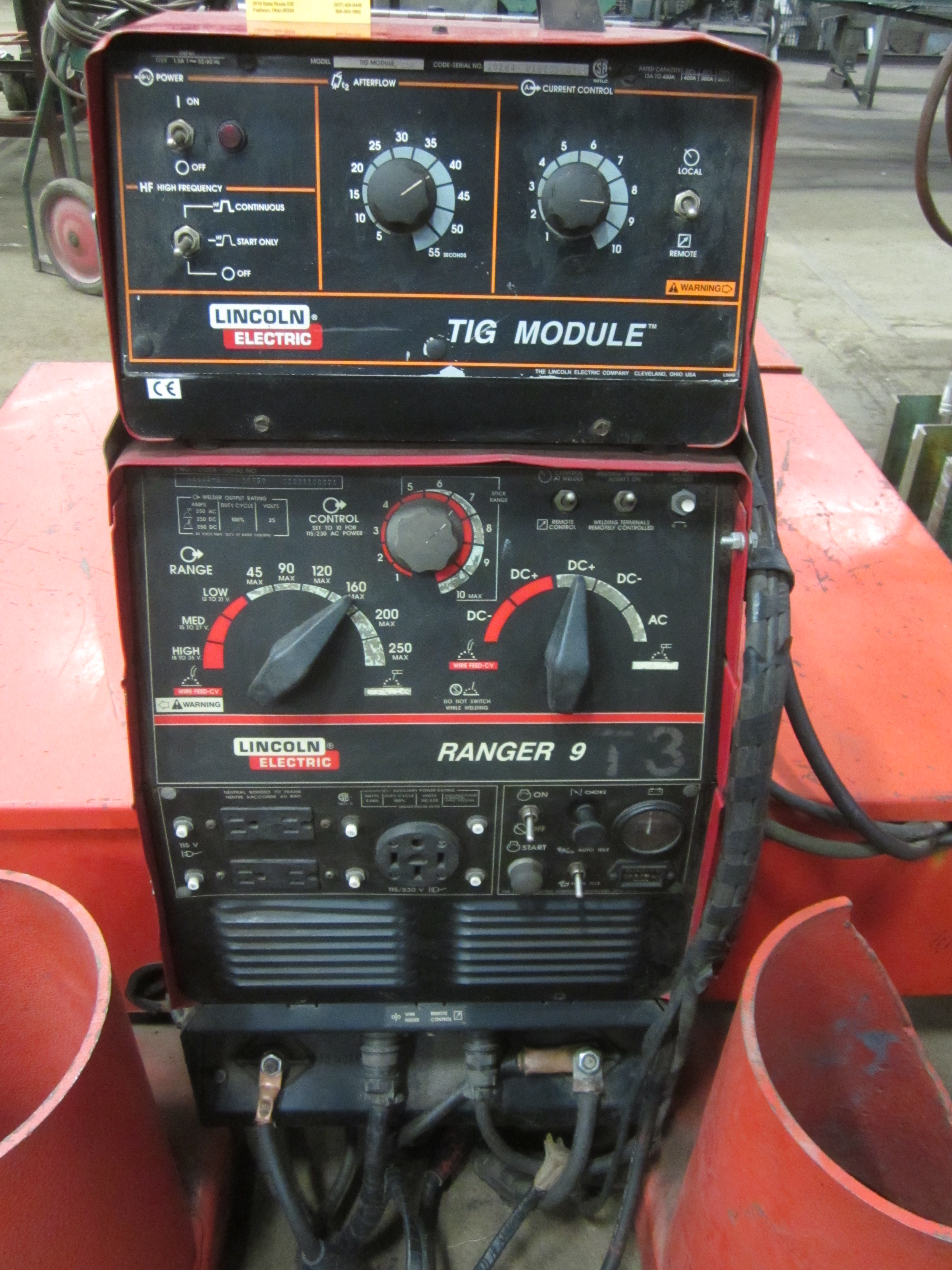 Lincoln Ranger 9 Gas Powered Welder/Generator, s/n U1991100371, with ...