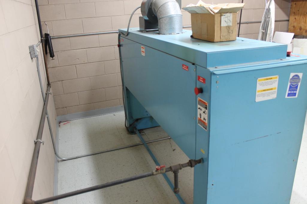 Chicago Flatwork Ironer (linen ironer) Model GA-EX, S/N 45942, 120V, 4A ...