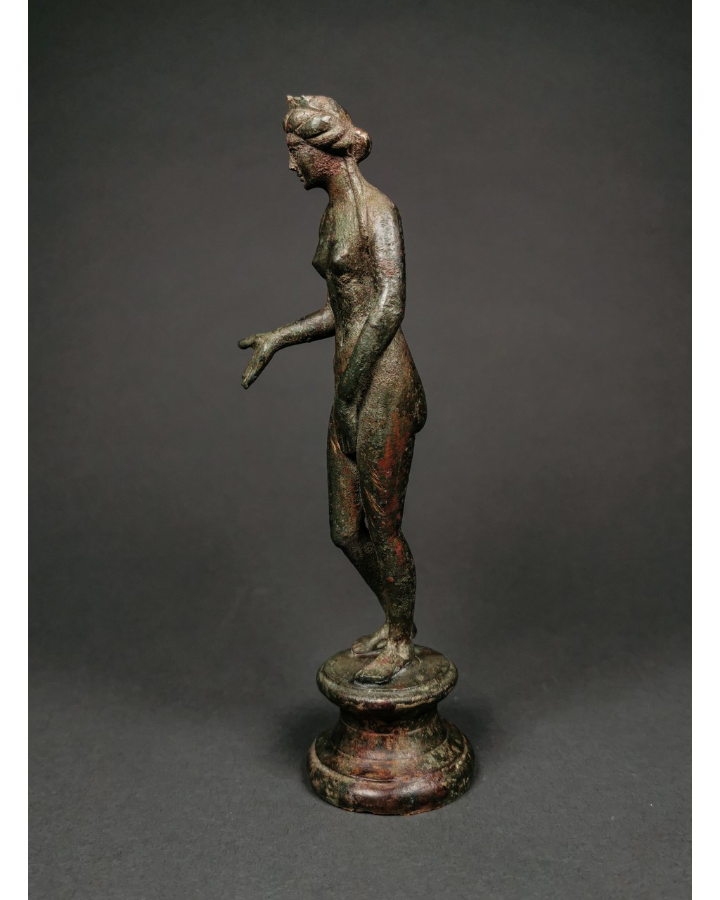 Ca.100-200 AD. The goddess standing with her weight on her left leg ...