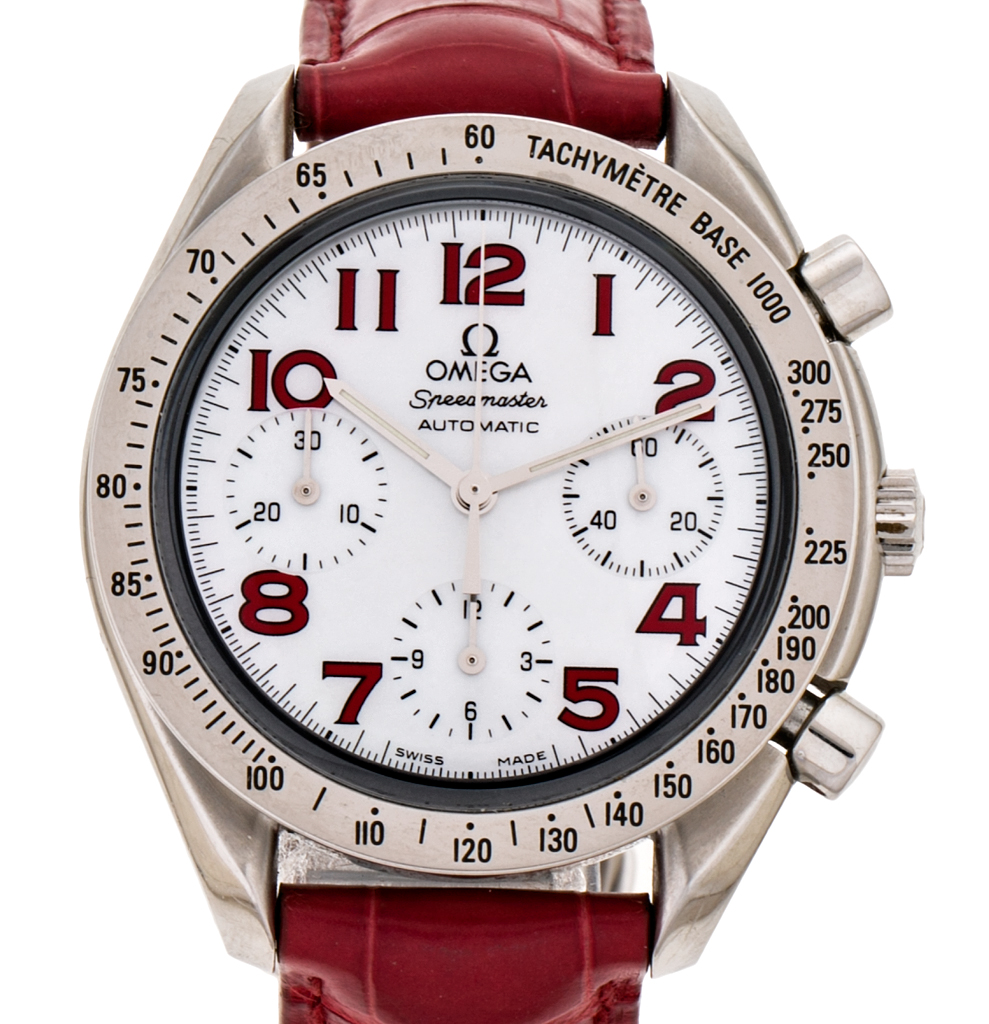 Omega, Speedmaster, ladies' wristwatch Automatic movement, calibre 3220 ...