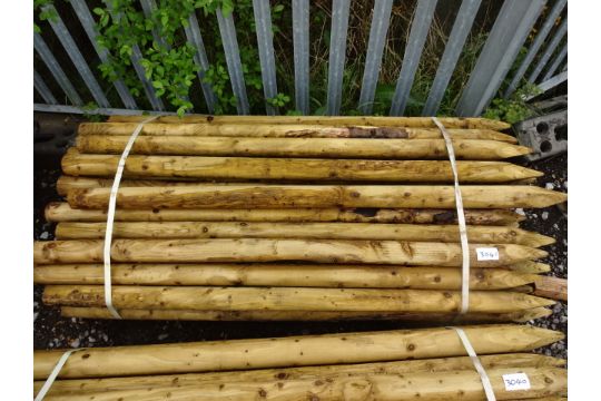 50 x 5'6'' round fence posts