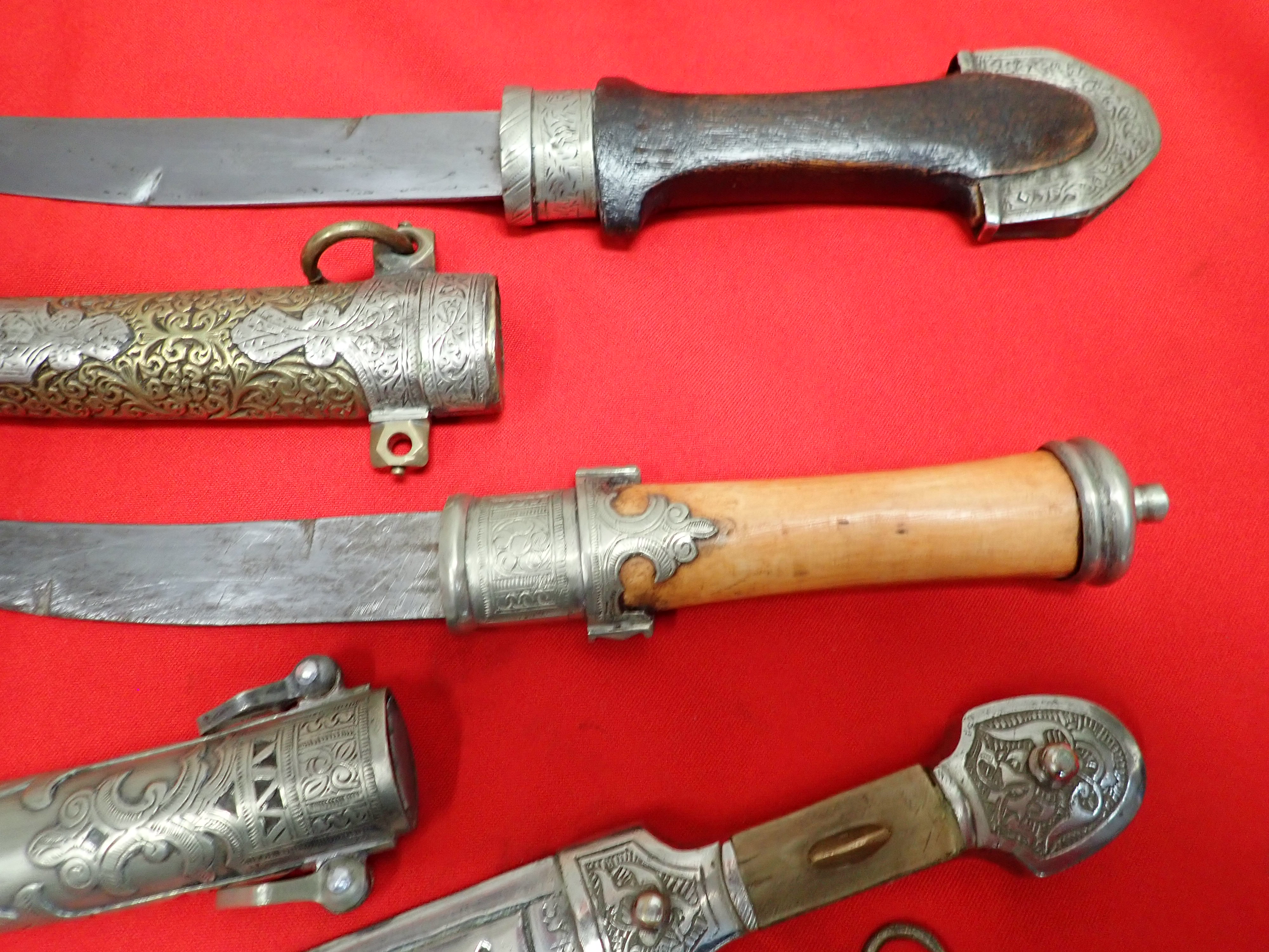 19th to early 20th century Indo Persian Moroccan Arabic jambya knives ...