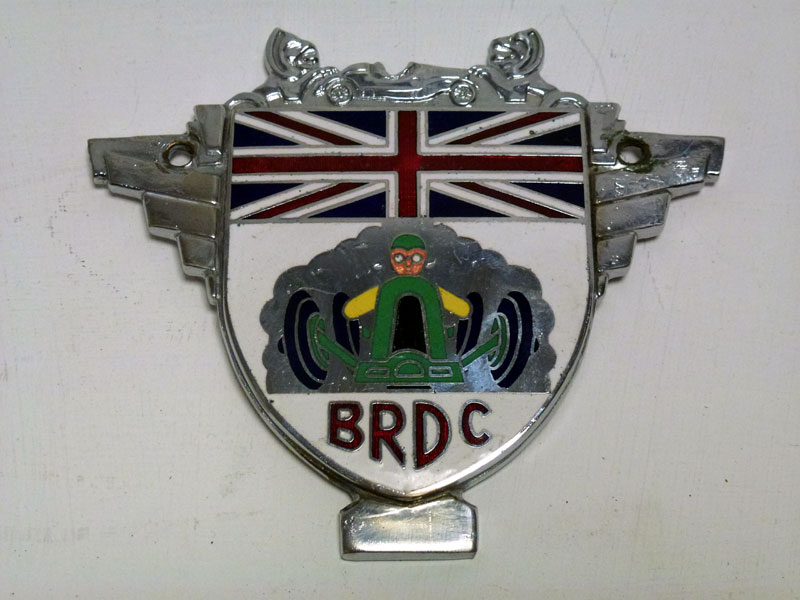 British Racing Driver's Club - Featuring shield shaped enamel with ...