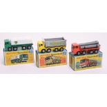 Three Matchbox Superfast 1:75 series boxed, 21a Foden Concrete Truck ...