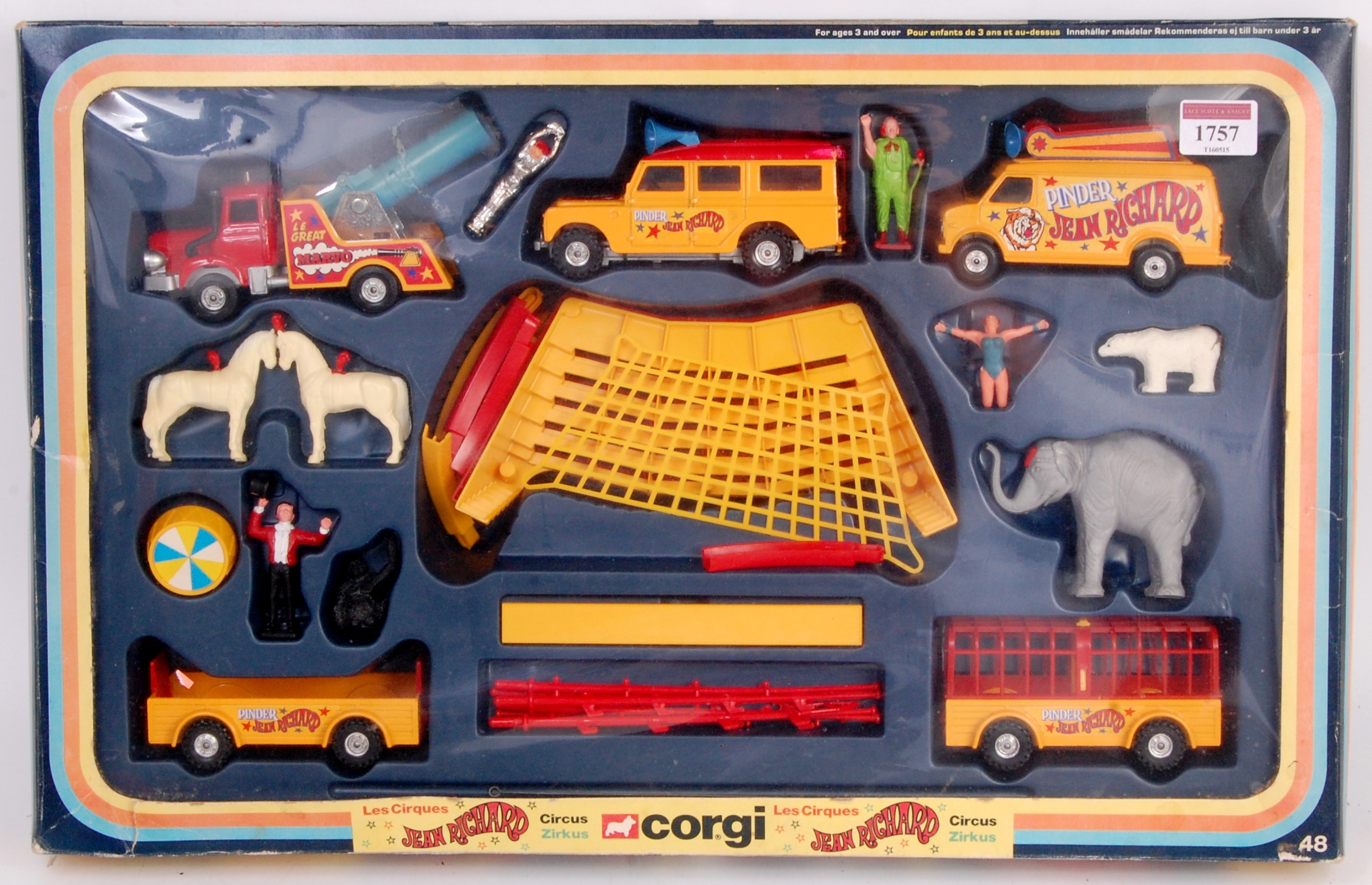 Corgi GS48 Jean Richard Circus Set - including Land Rover, Mobile ...
