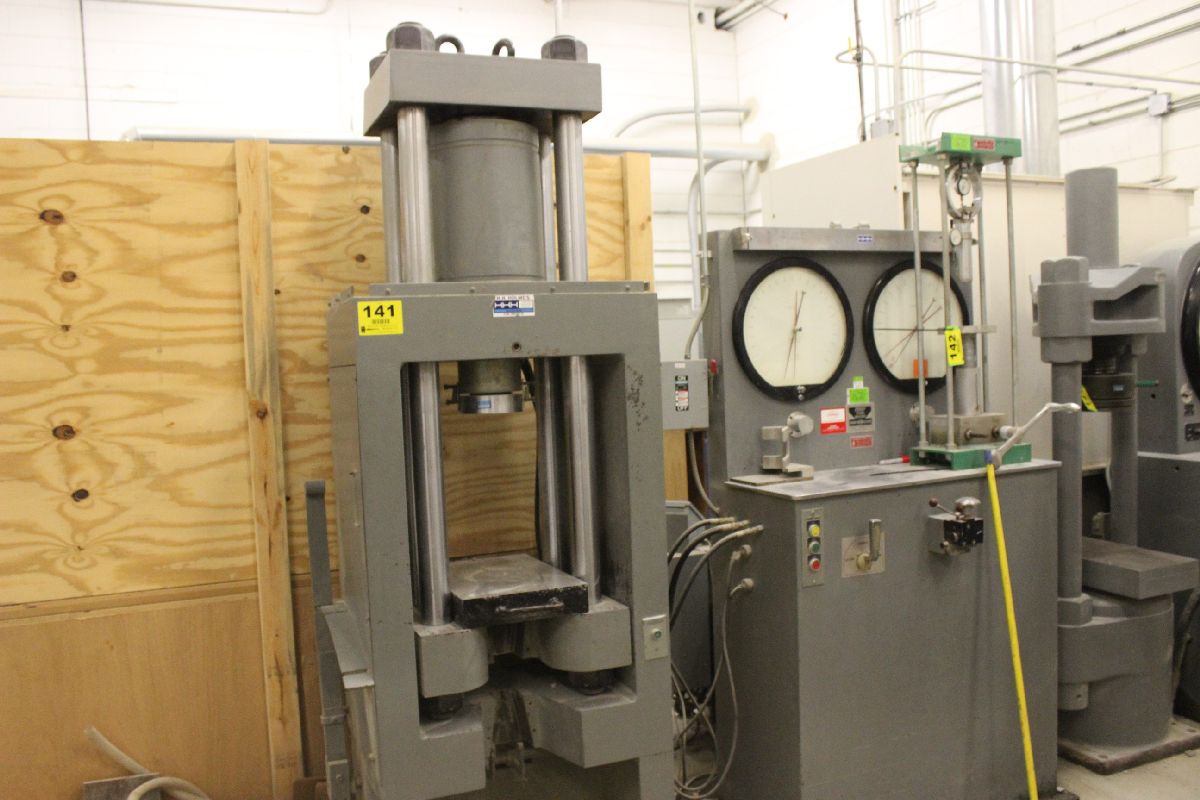 FORNEY 400,000 LB. COMPRESSION TESTER, S/N 67238 (NEW 1967)