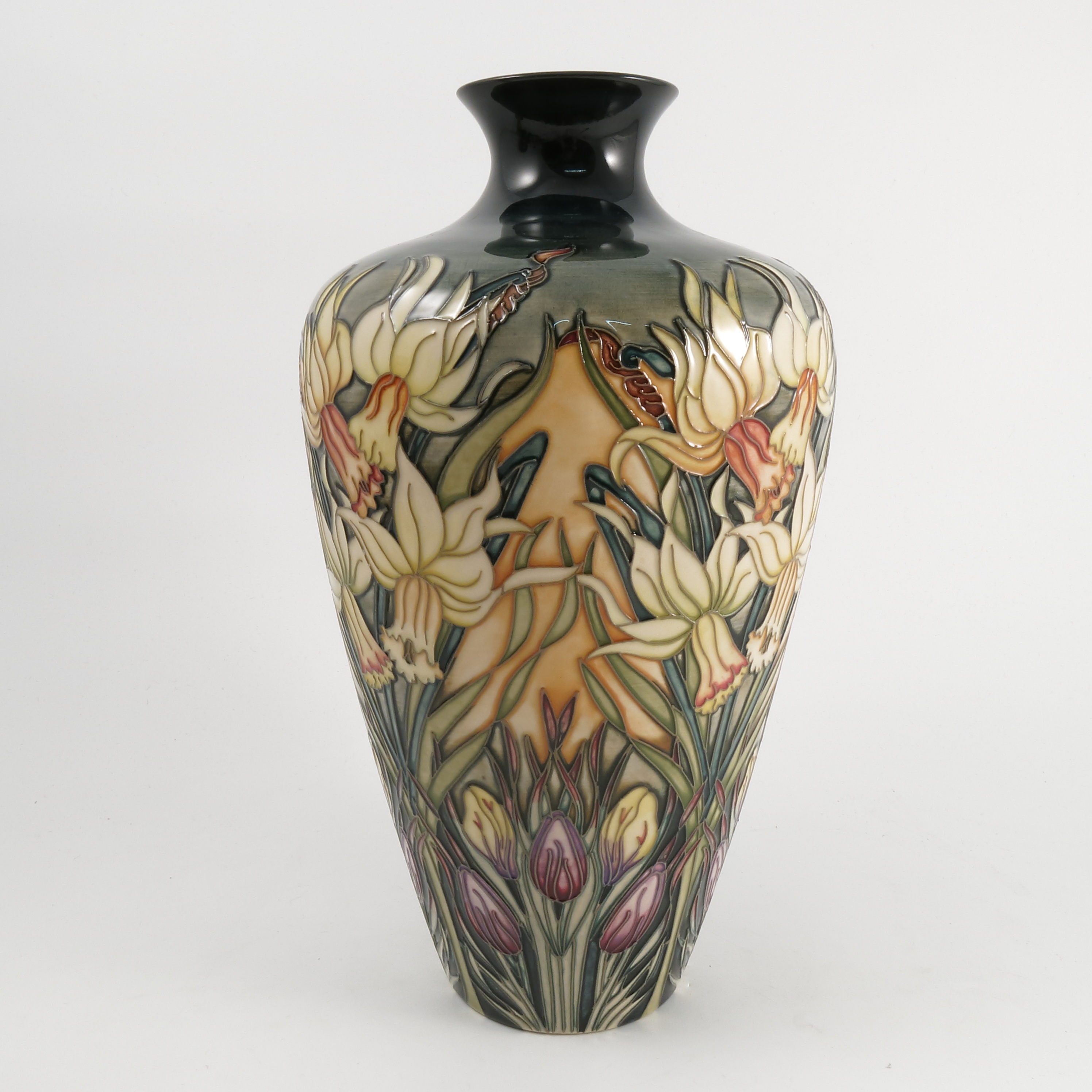 A Moorcroft Pottery vase, decorated in the Ode To Spring pattern, with ...