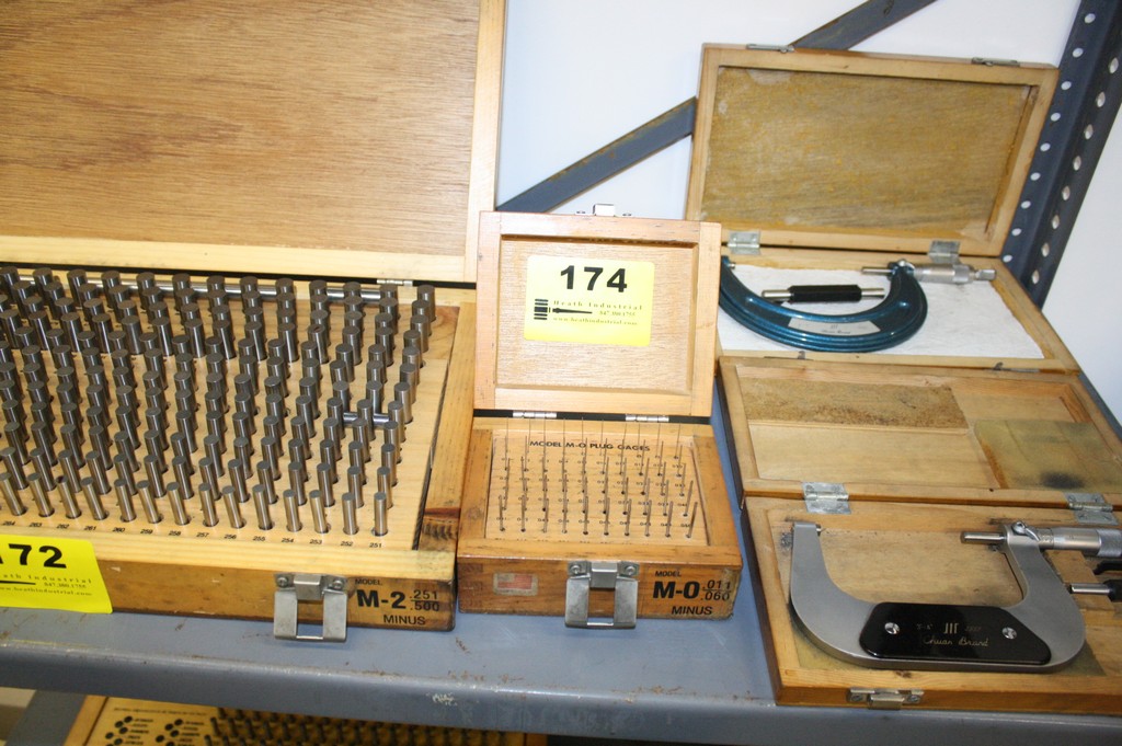 MEYER MODEL M-0 , .011-.060 PIN GAGE SET