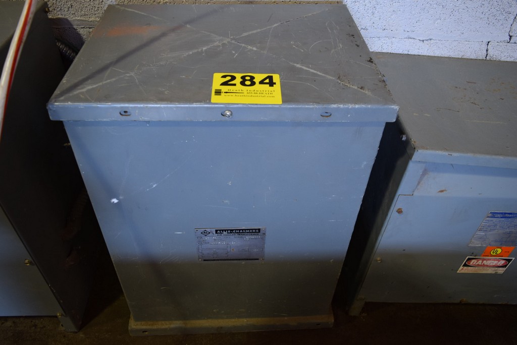 ALLIS-CHALMERS AIR COOLED TRANSFORMER 25 KVA