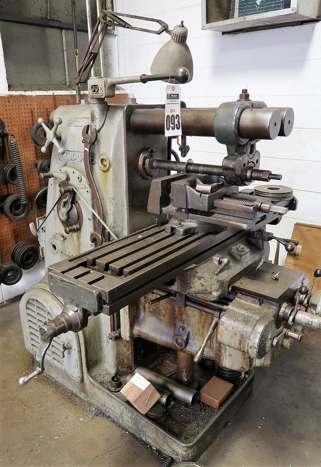 Milwaukee Model H Horizontal Milling Machine With Vice