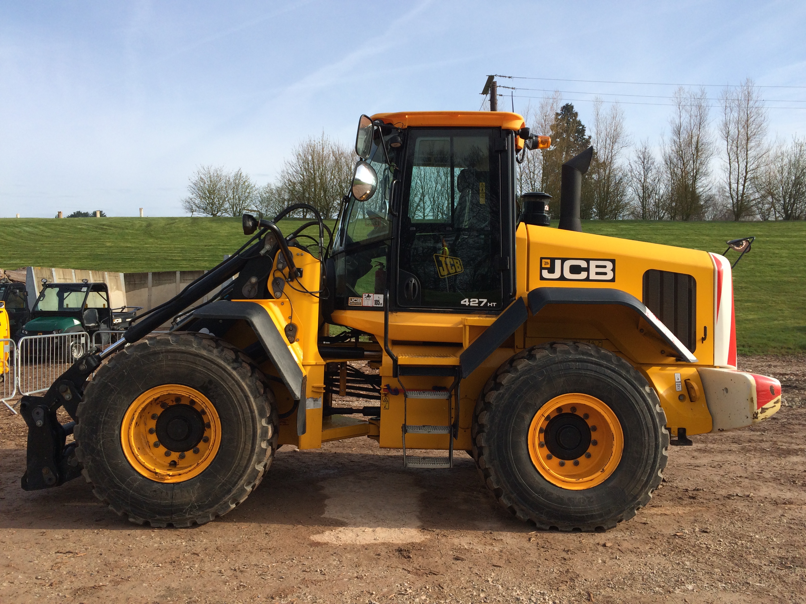2012, JCB 427HT Wheeled Loader, Serial No. 2063054, Hydraulic Quick ...
