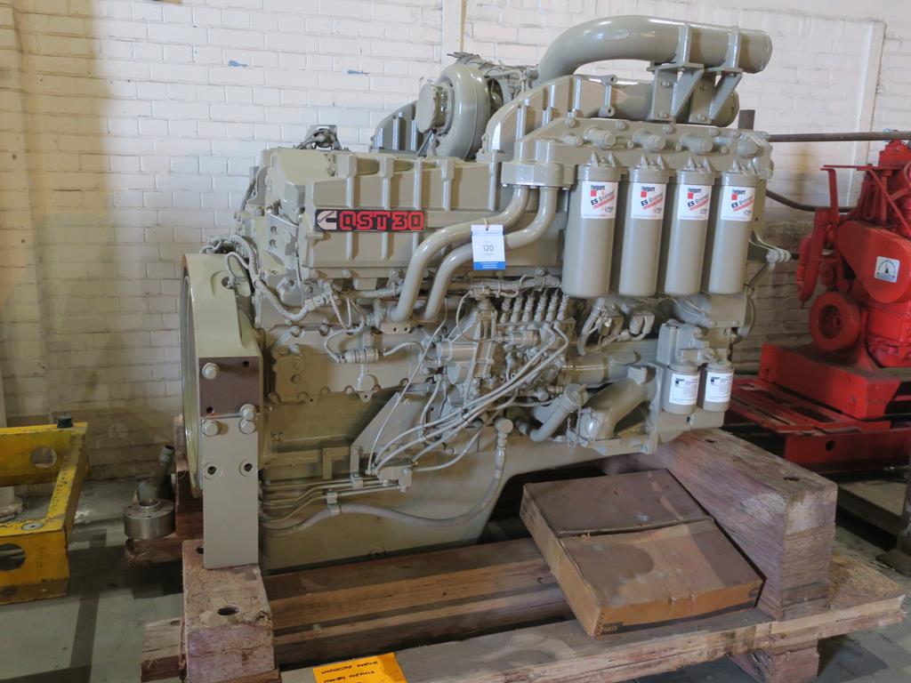 *Diesel engine: Cummins QST30 V12 turbo 1200Hp @ 2100Rpm, diesel engine ...
