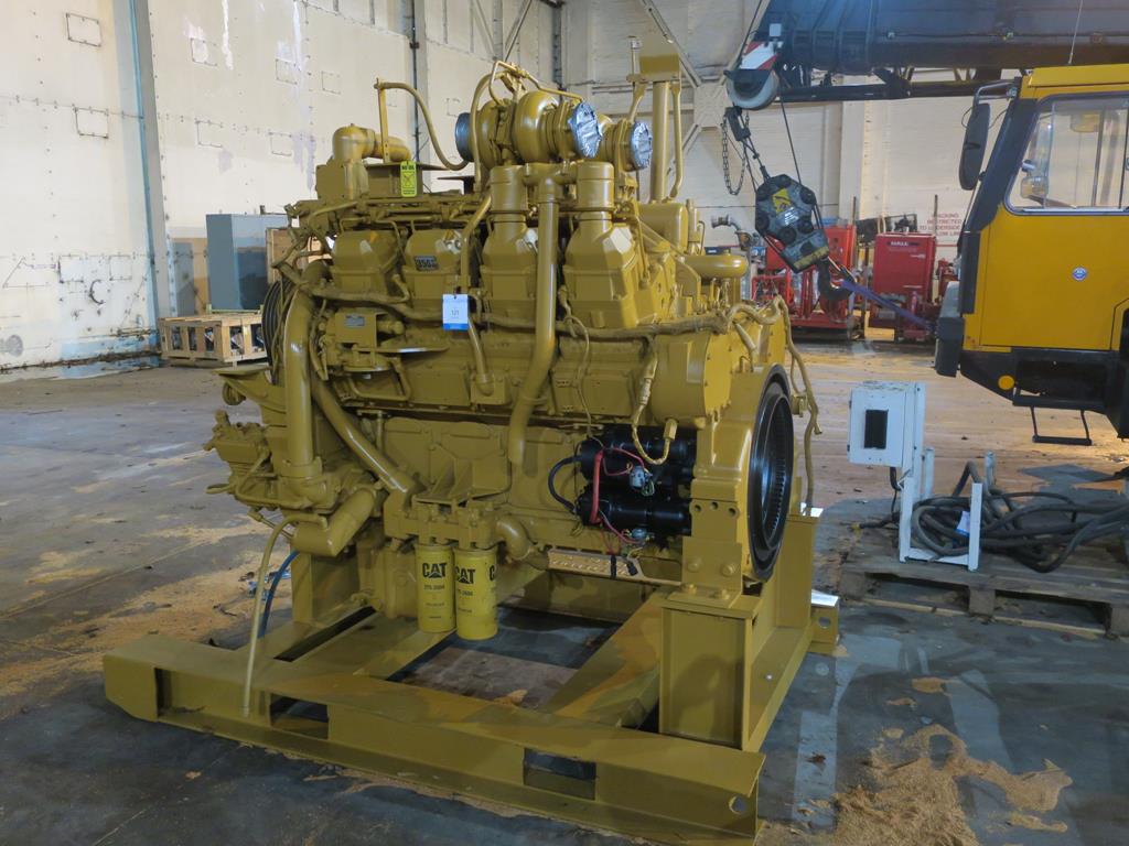 *Diesel Engine:Caterpillar 3508 V8 Turbo, diesel engine, used.