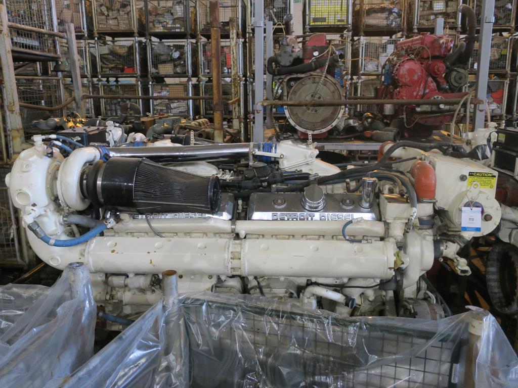 * Diesel engine Marine: GM Detroit 16V92T v16 Turbo, 1450Hp @ 2400Rpm ...