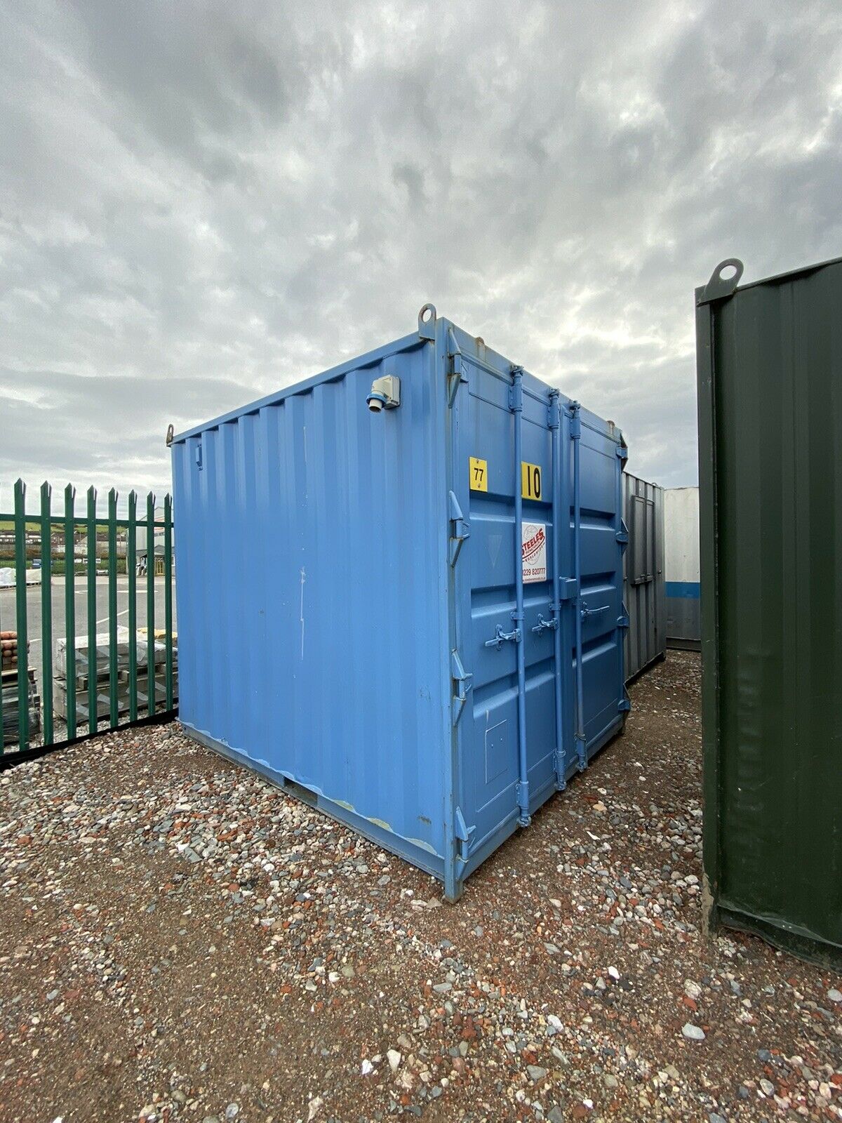 10ft shipping Container Bunded Floor Lighting Appraisal: Used Model ...