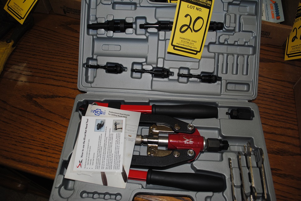 { Group of lots: 18, 19, 20 } NCG HEAVY DUTY NUT RIVETING TOOL