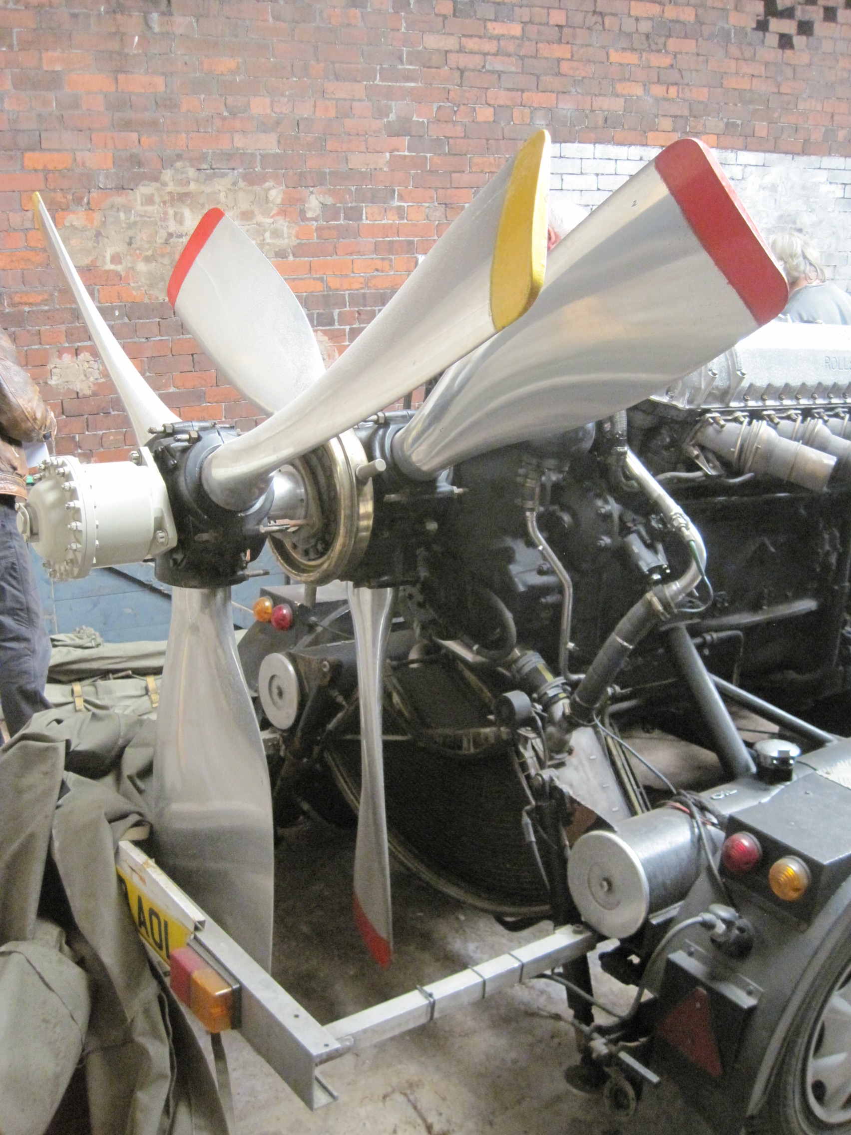 Rolls-Royce Griffon 58 36.7litre V12 engine fitted to twin axle ...