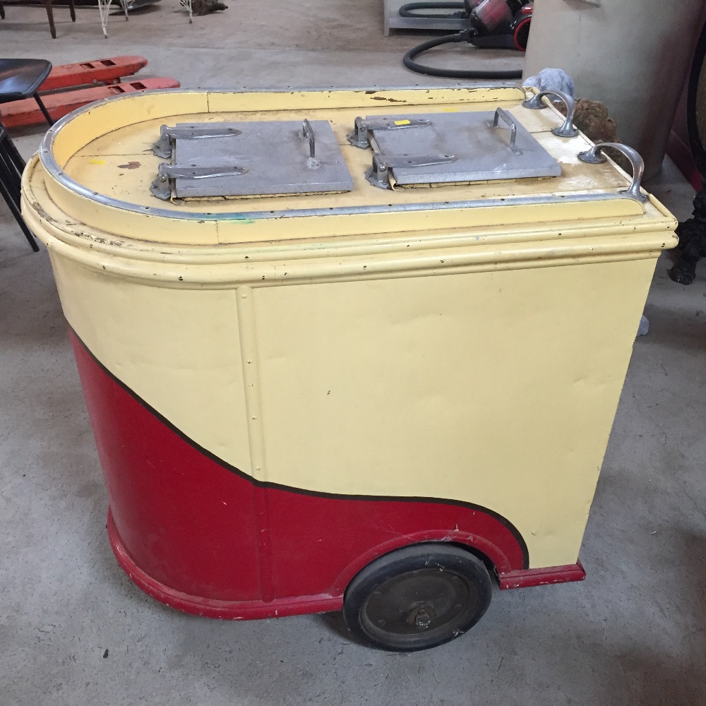 A Vintage ice cream trolley