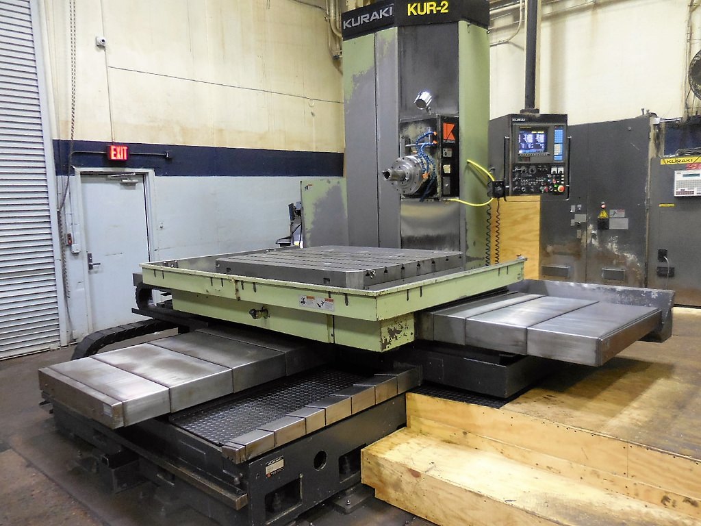 KURAKI KBT-11WDX 4.33″ CNC TABLE TYPE HORIZONTAL BORING MILL: AGE: 1993 ...