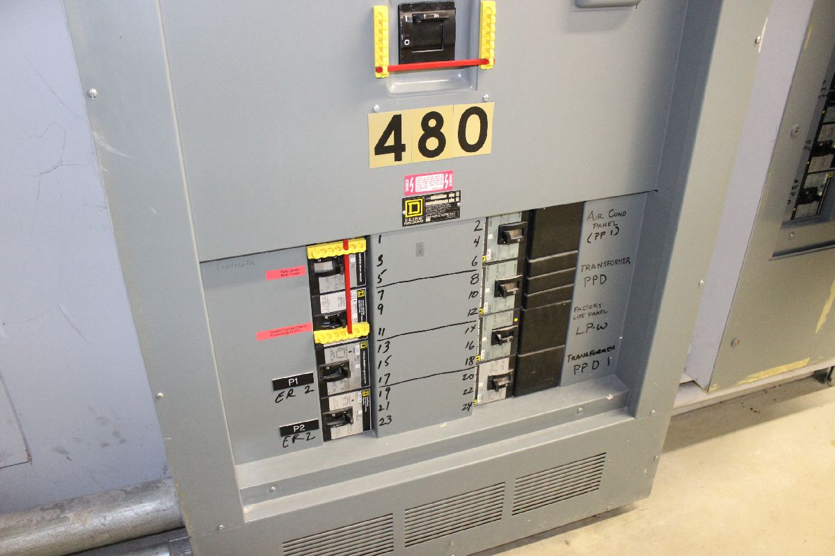SQUARE D I-LINE PANEL BOARD, CAT. NO. 12-4023321A0, 800 AMP., 480Y/277 ...