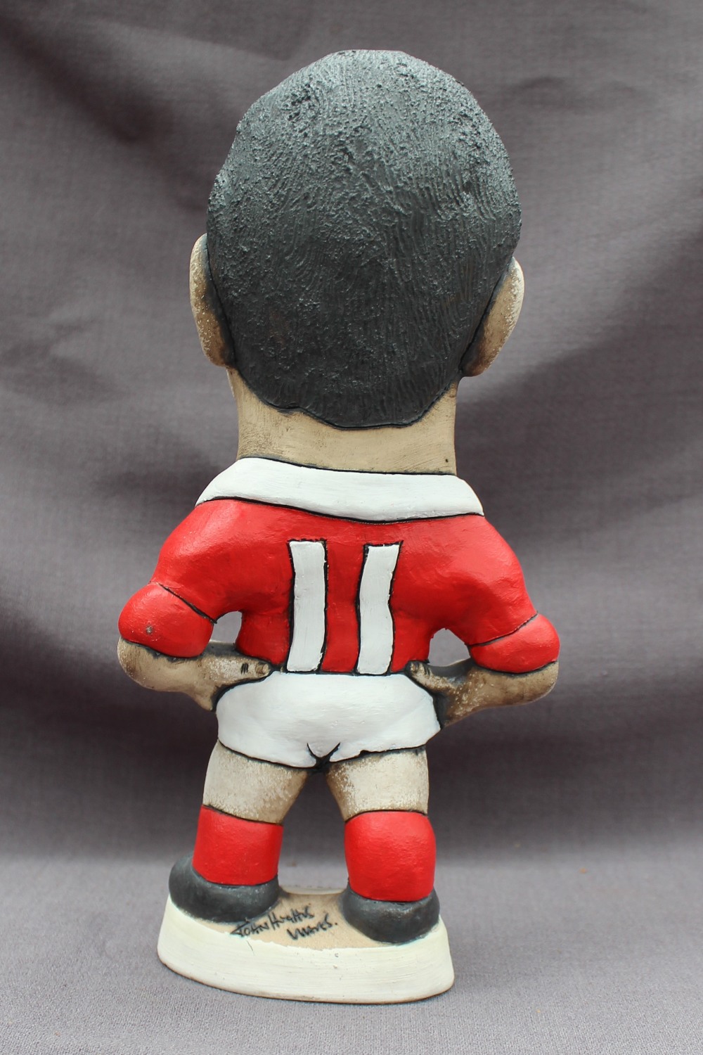 A John Hughes pottery Grogg of the Welsh Rugby player "John Bevan ...