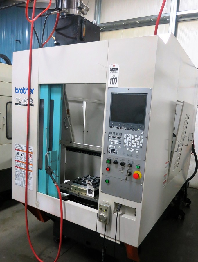 Brother TC-R2B CNC Drill/Tap with (2) 12"x24" Pallets, New 2013, S/N ...