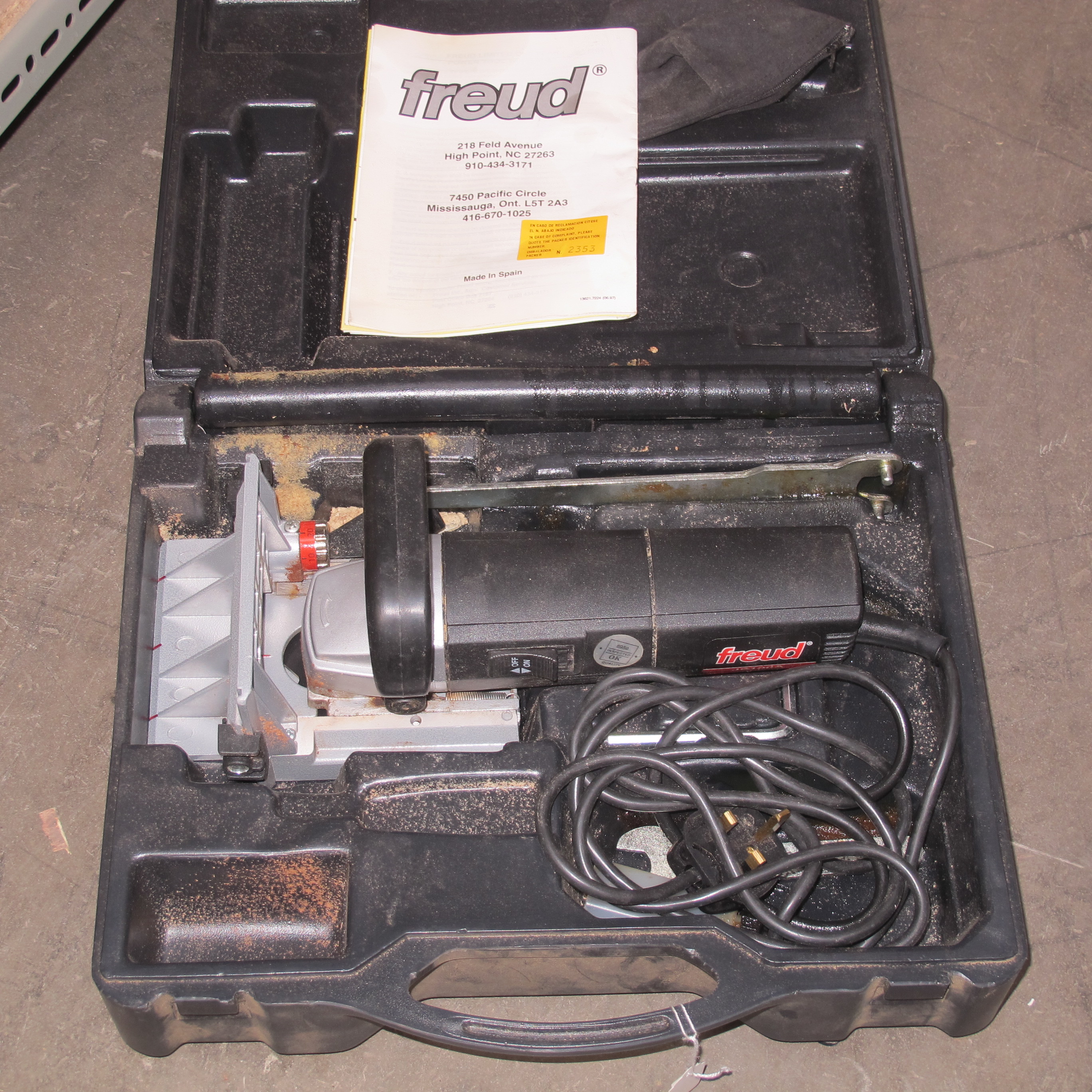A Freud Industrial Biscuit Joiner JS100
