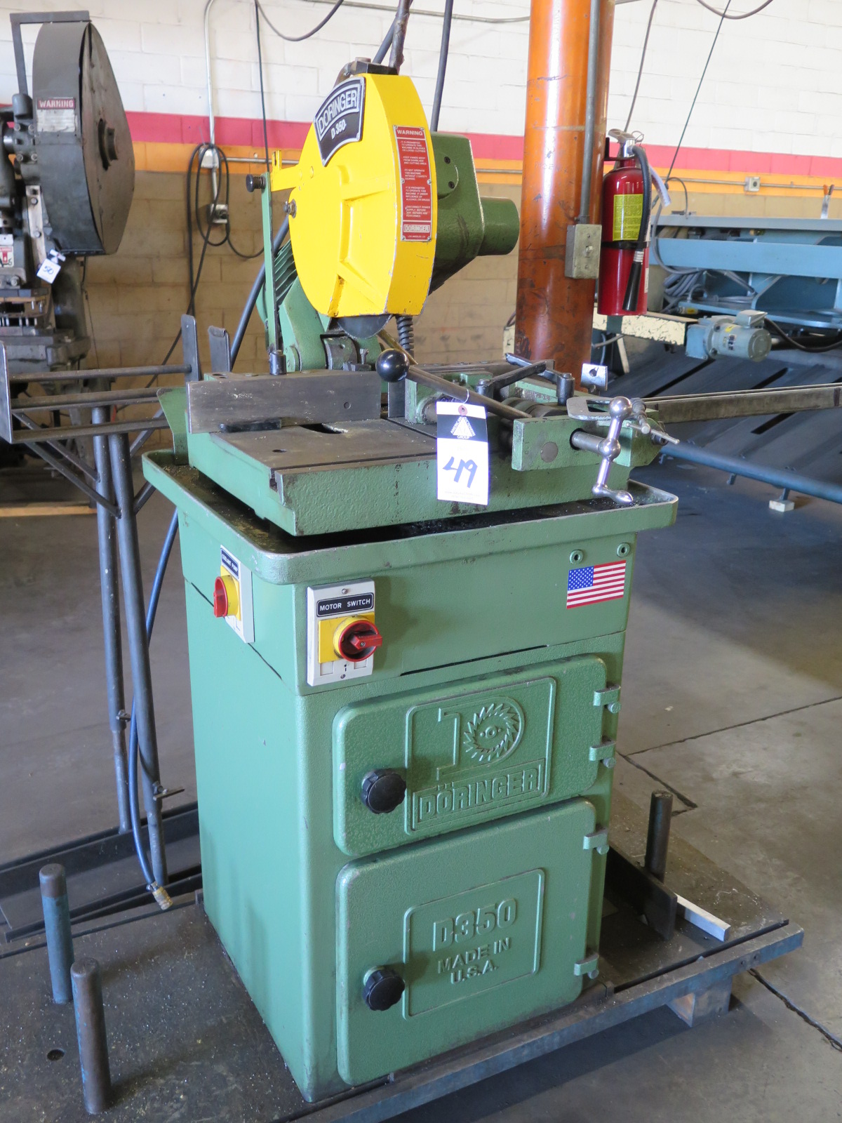 Doringer mdl. D350 12â€ Miter Cold Saw s/n 21674 w/ 2-Speeds, Speed ...