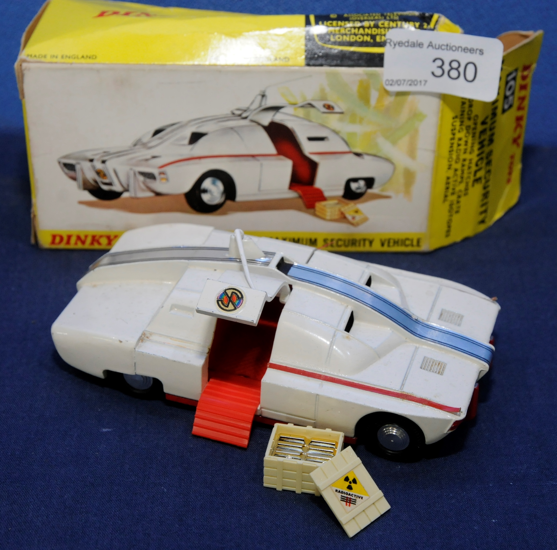 Dinky Captain Scarlet Spectrum Maximum Security vehicle in original box ...