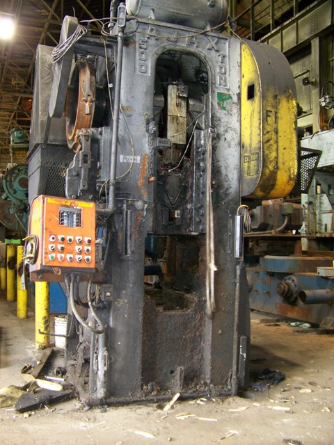 500 TON AJAX MECHANICAL FORGING PRESS, 8'' STROKE, 14 1/2'' SHUT HEIGHT ...