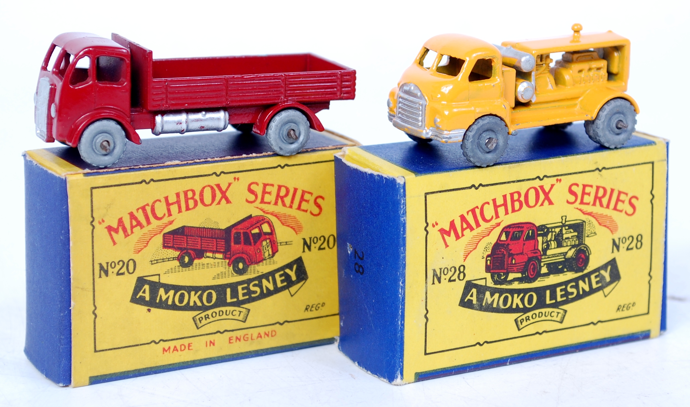 Matchbox, 1-75 series diecast group to include; No.20A ERF stake truck ...