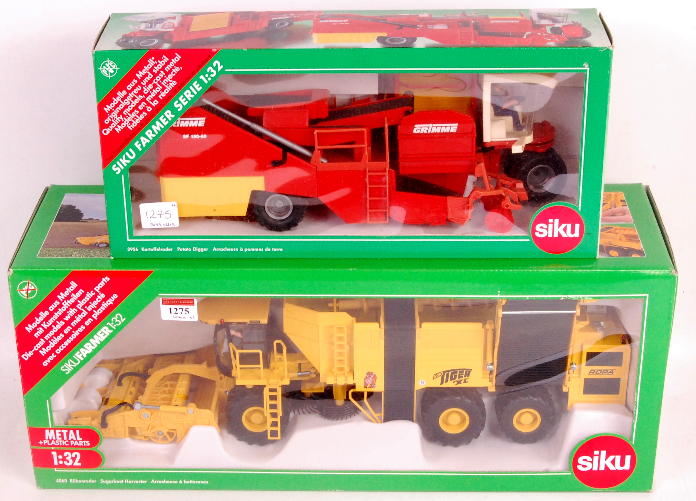 Siku 1/32nd scale Potato digger and Sugarbeet Harvester group to ...