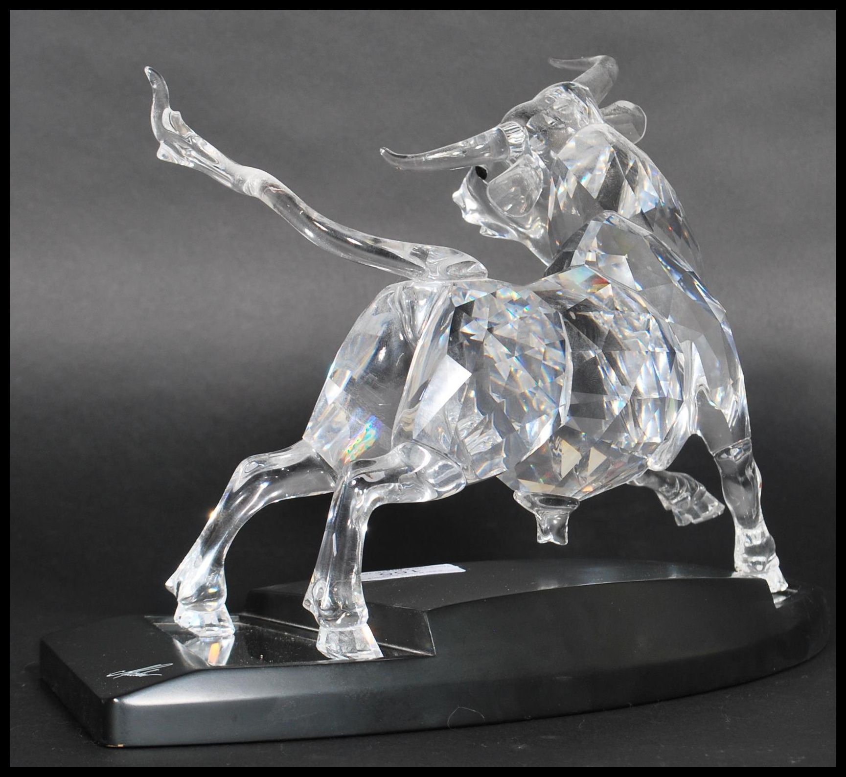 LIMITED EDITION SWAROVSKI CRYSTAL BULL DESIGNED BY ADI STOCKER of ...