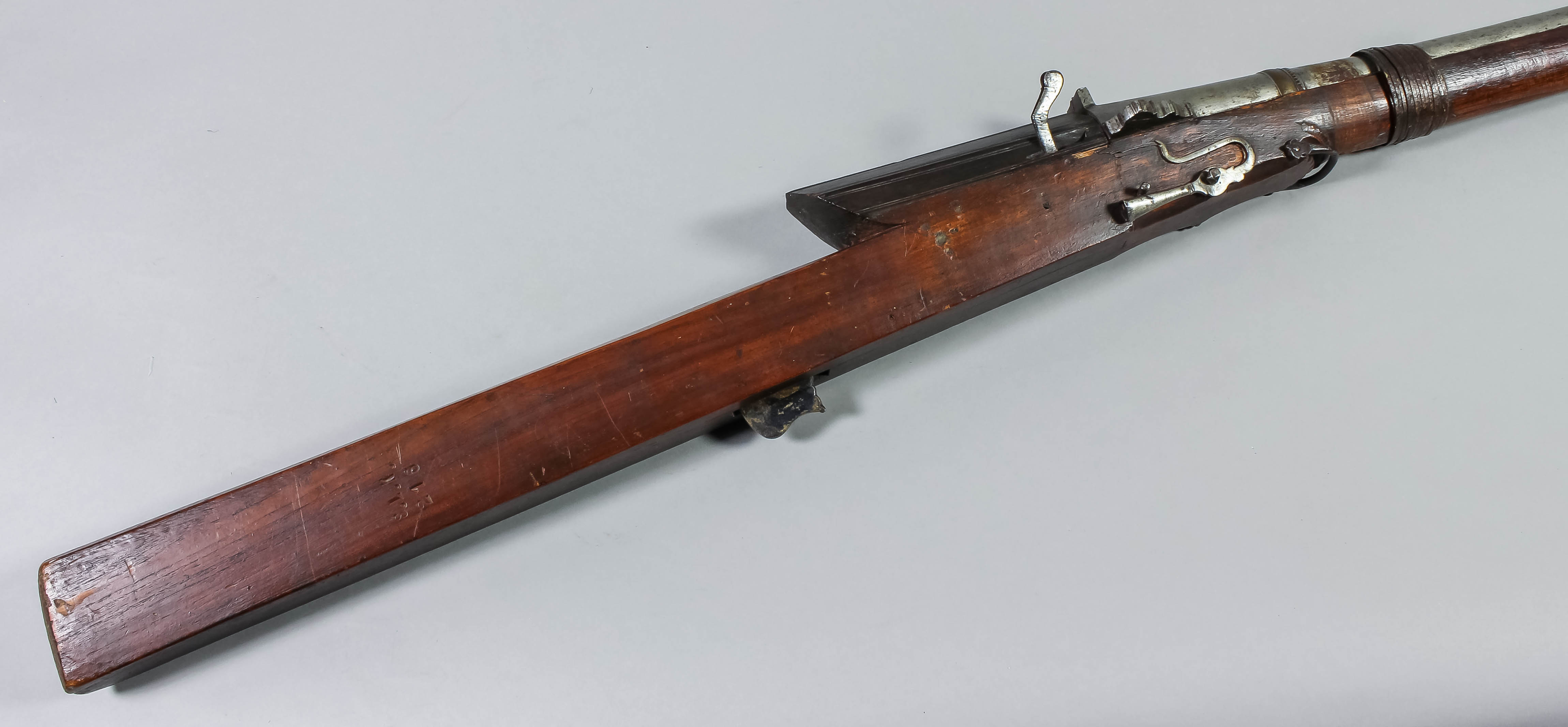 An 18th/19th Century Indian matchlock rampart gun from the arsenal of ...