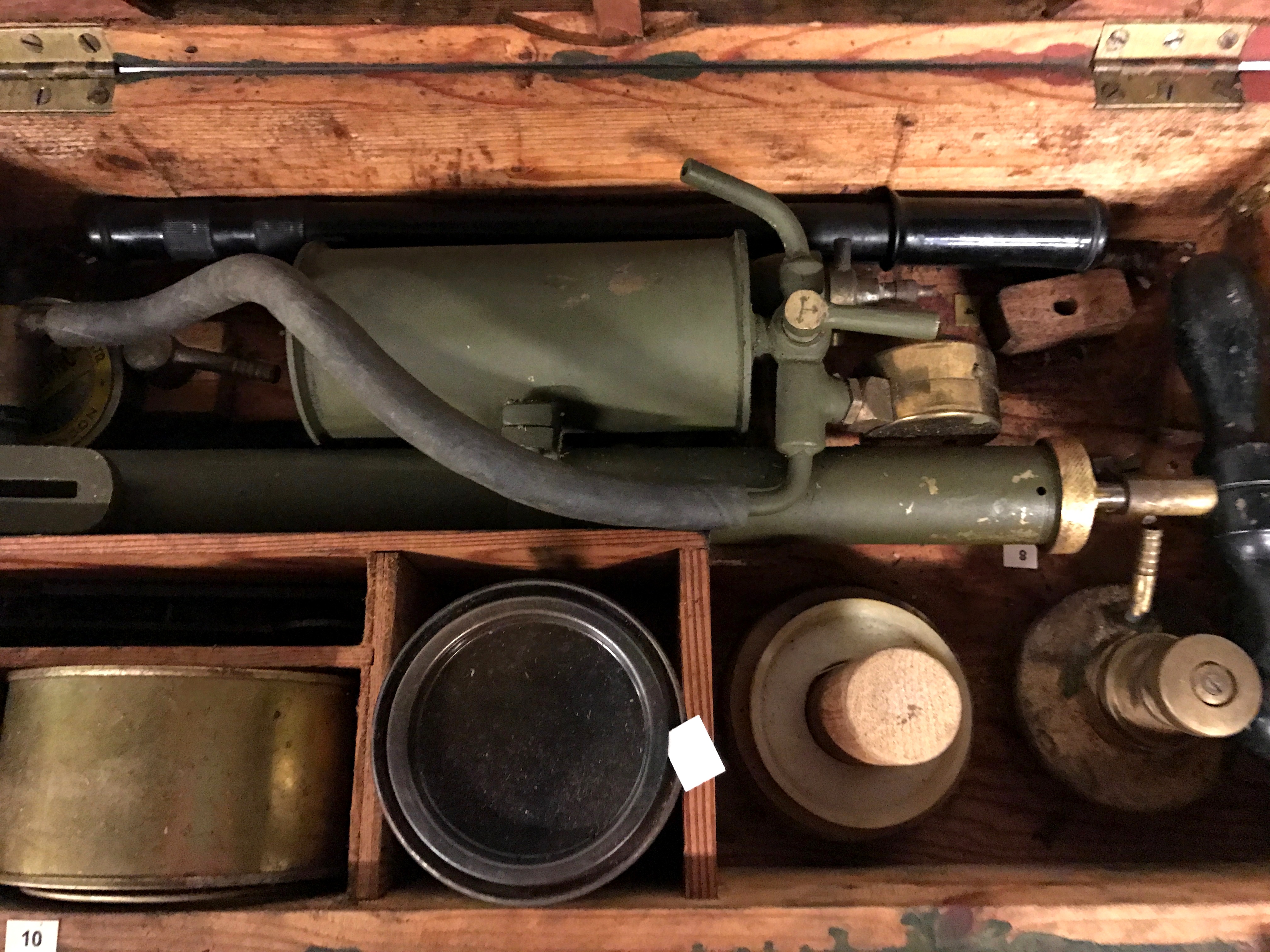 A World War II bomb disposal kit (Stevens Stopper MK2, serial no. 1374 ...