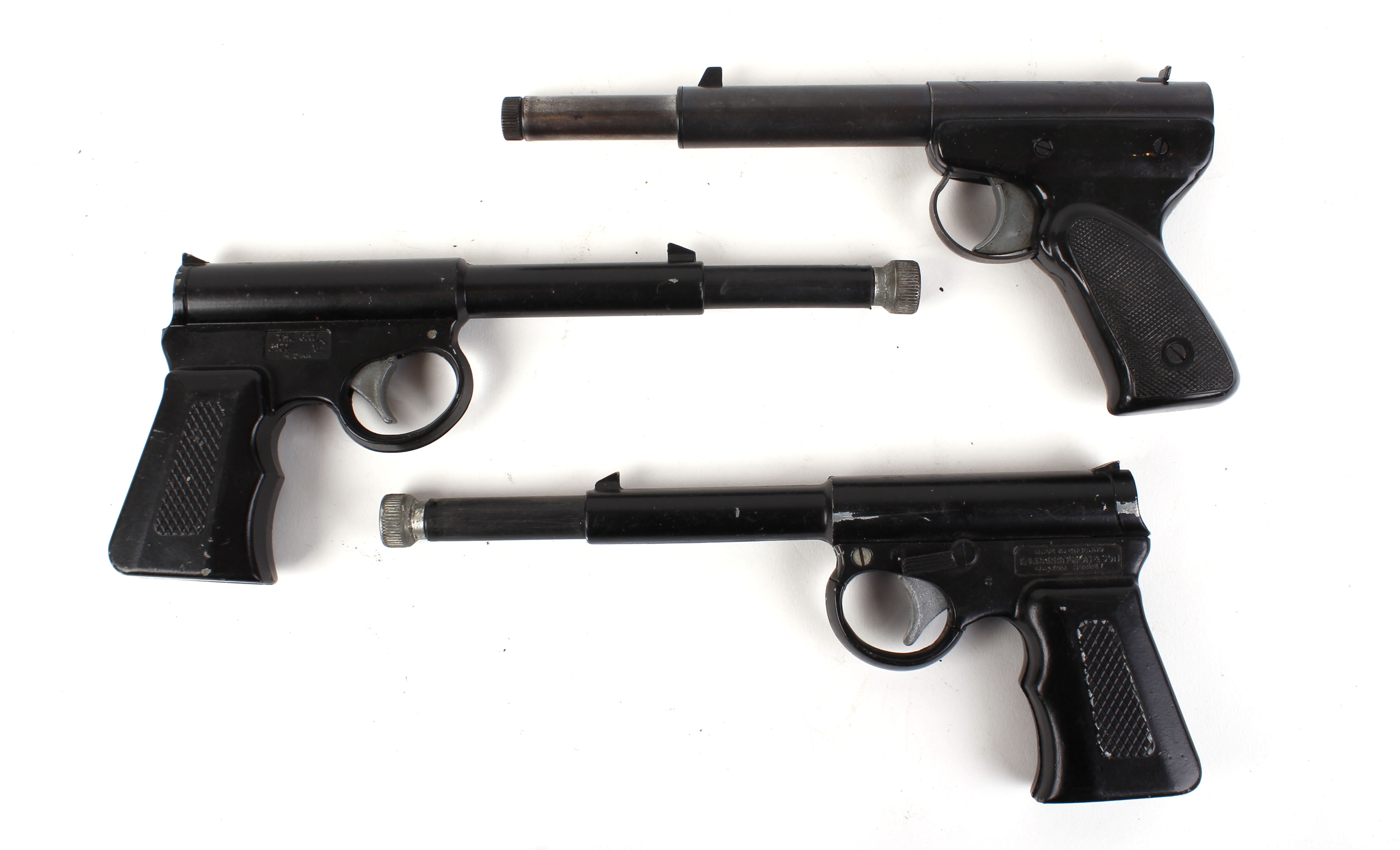 Six various GAT air pistols