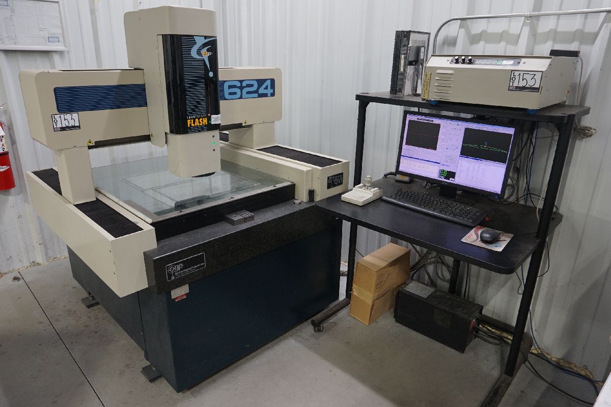 Ogp/Qvi Model Smart Scope Flash 624 Optical Gauge Machine, Serial ...