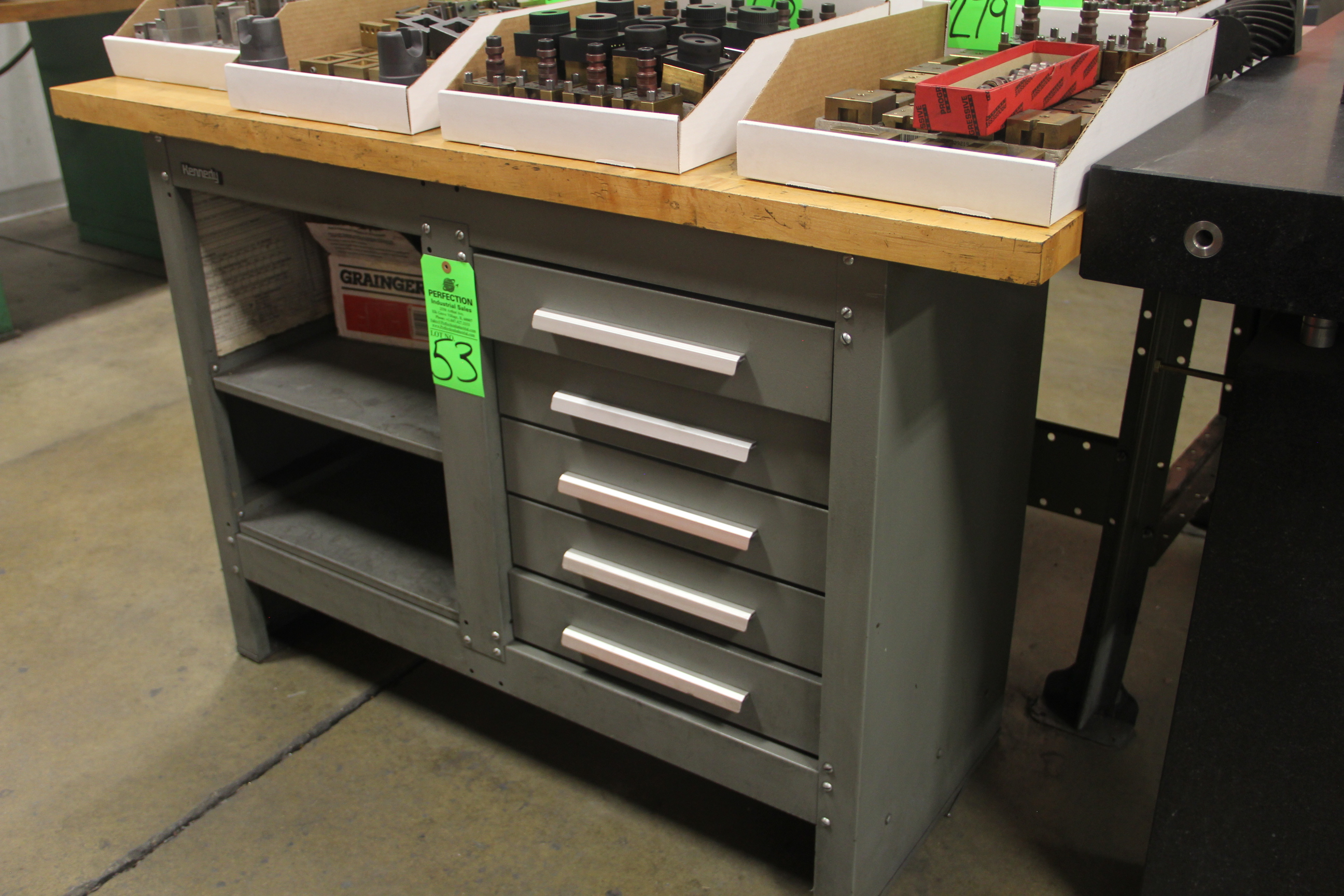 KENNEDY Work Bench w/ 20" x 54" Maple Top