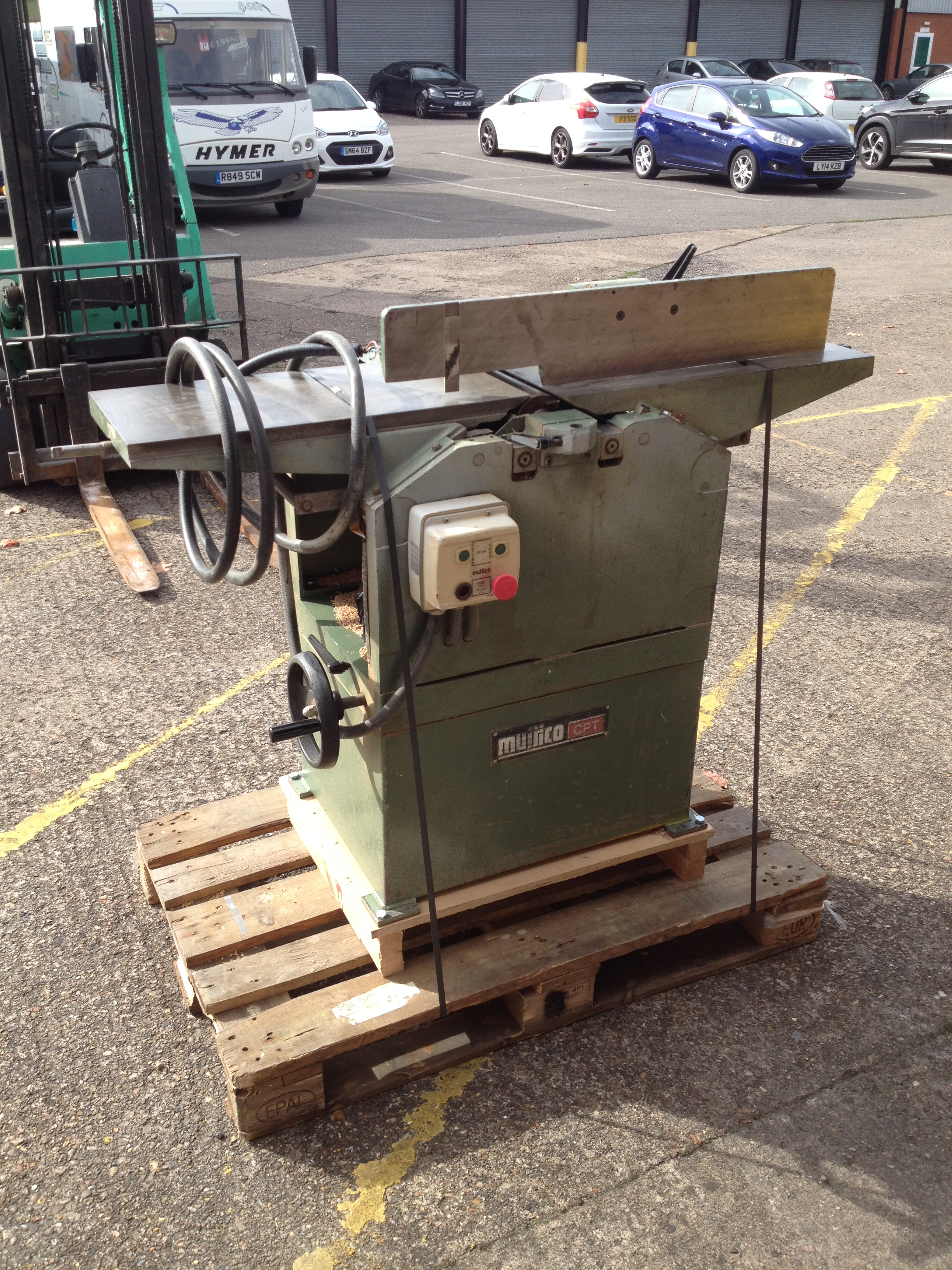 Multico model CPT-3 planer/thicknesser, serial no. 1015