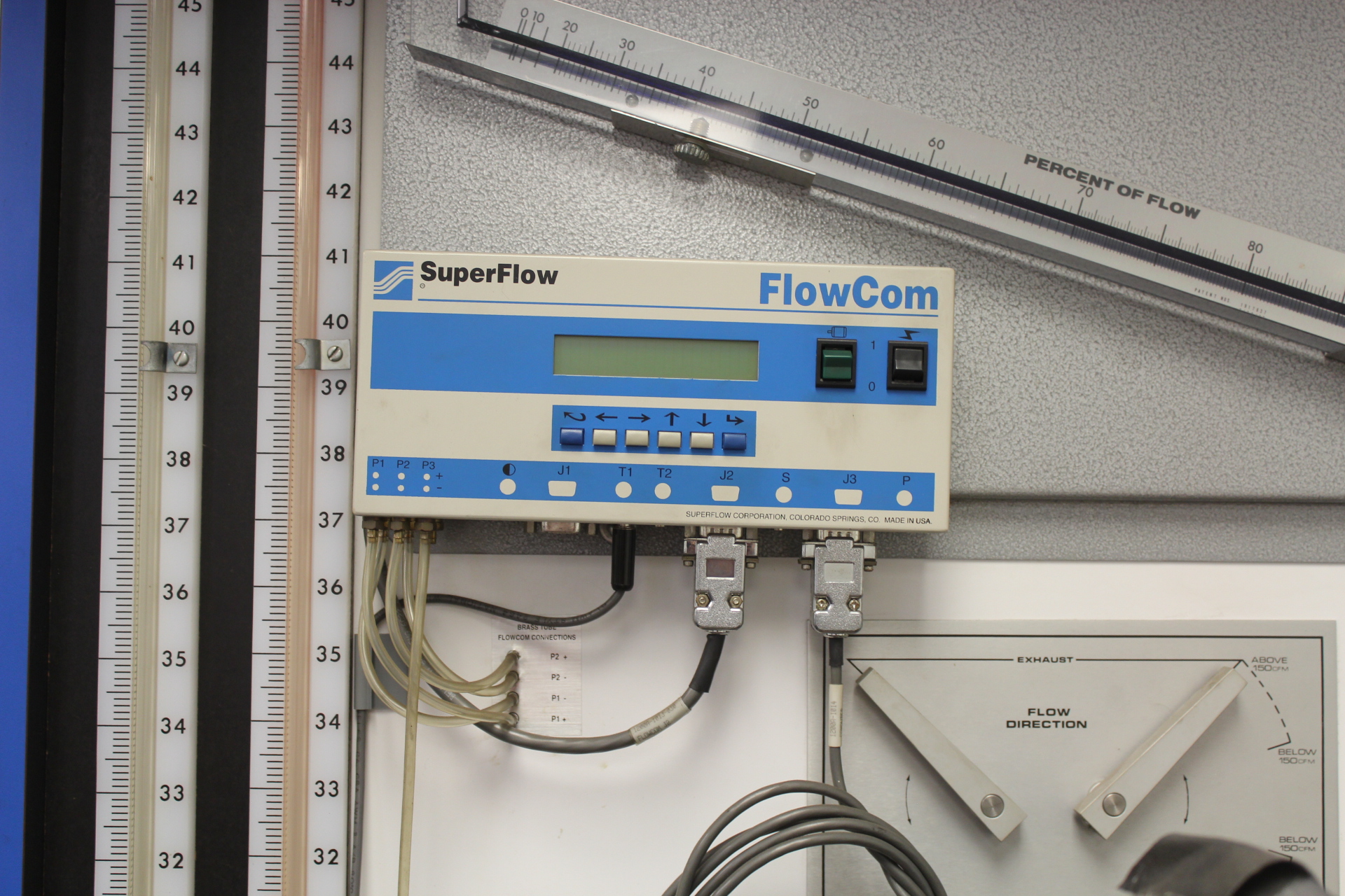 Superflow model SF-600 Flowbench Assembly complete with flowcom ...