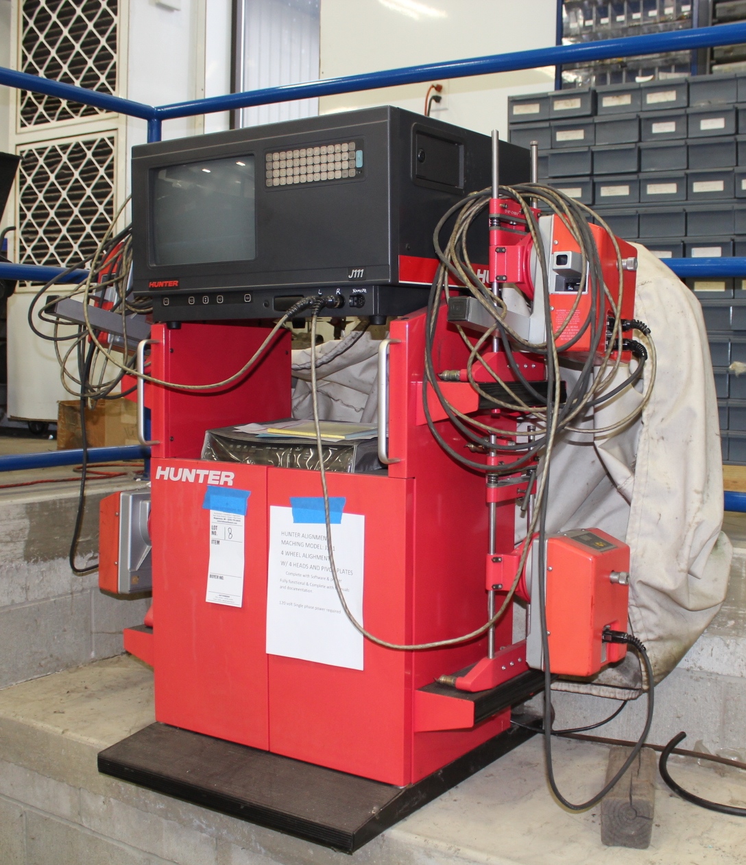 Hunter Alignment Maching Model J111 4 Wheel alignment with 4 heads and ...